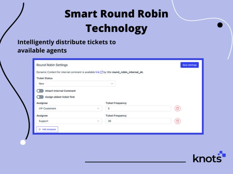 Round Robin Ticket Assignment | Knots for Zendesk