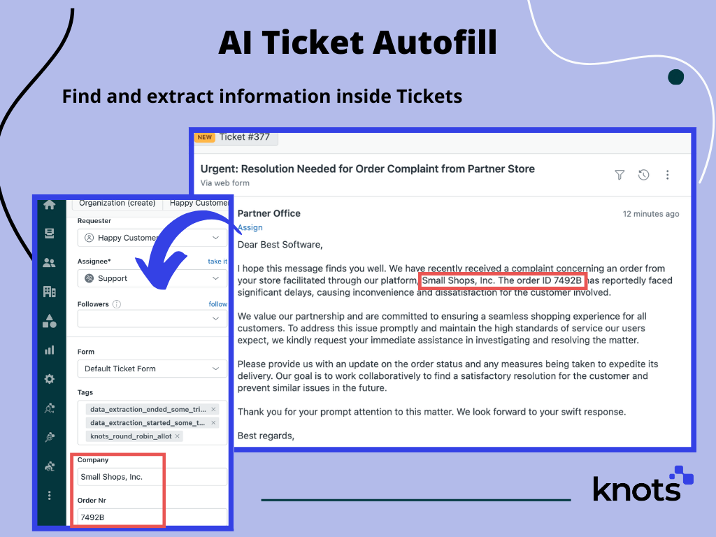 Zendesk Autofill Ticket Fields | AI-Powered Data Extraction